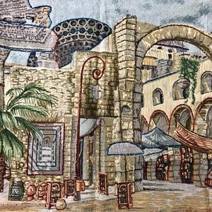 Antique | Wall Decor | Handmade Beaded Syrian Tapestry | Poshmark